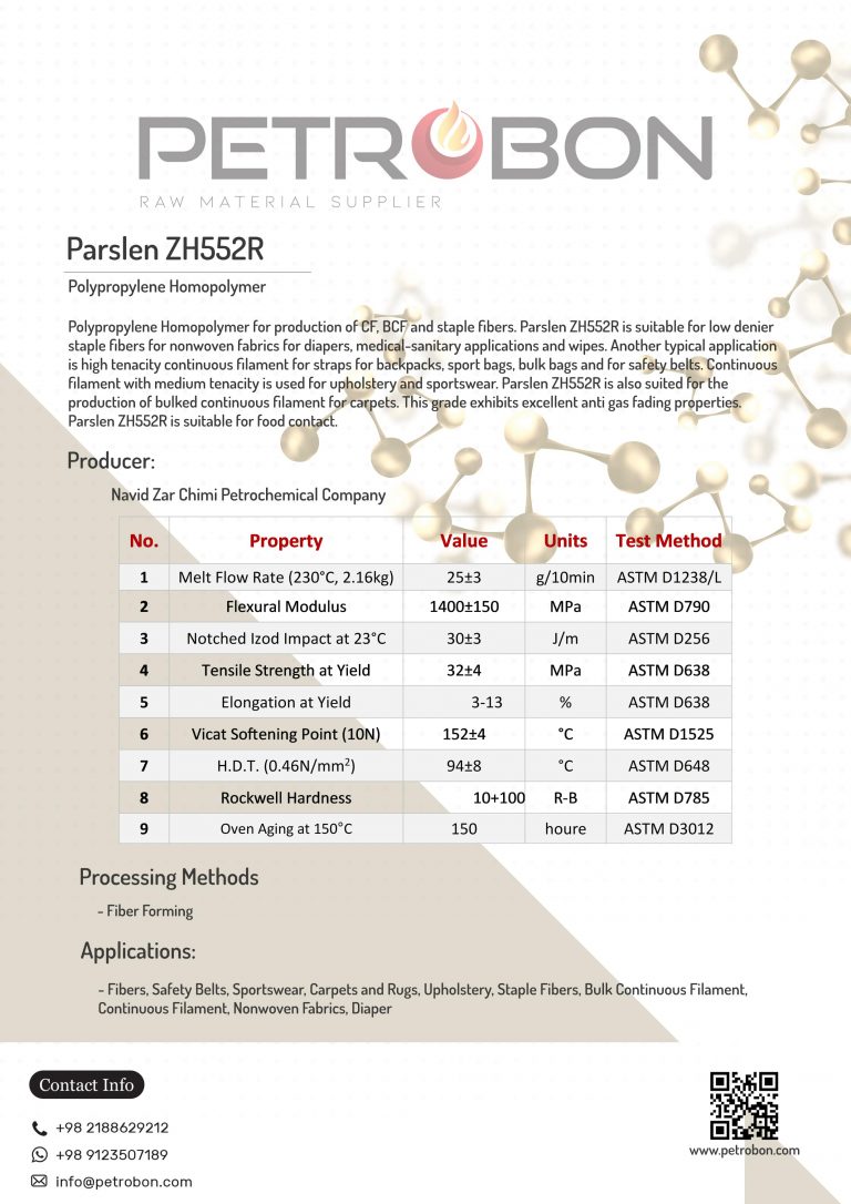 Polypropylene HP552R | PETROBON TRADING