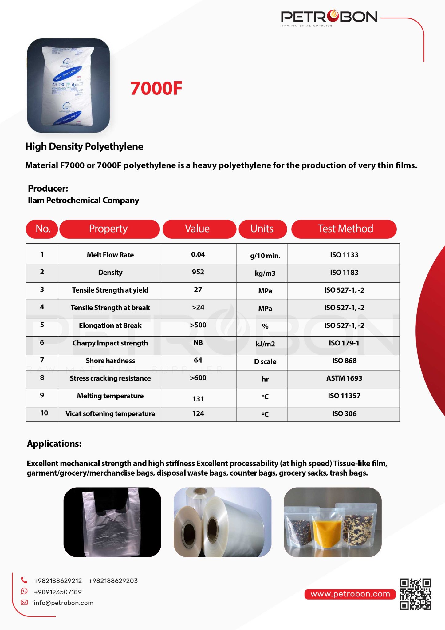 HDPE 7000F (Hdpe 7000f price) | Petrobon